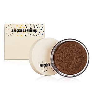 Dioche Fake Freckles stamp pen, Liquid Freckle Stamp Freckles Makeup Stamp with Brush, Waterproof Simulation Air Cushion Freckles Pen 10g