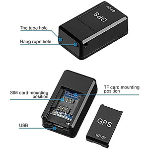 Vape and Wires GPS Tracker for Vehicles, Mini Magnetic GPS Real time Car Locator, Full USA Coverage, No Monthly Fee, Long Standby GSM SIM GPS Tracker for Vehicle/Car/Person Model 2022A