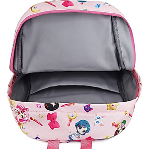 Roffatide Anime Sailor Moon Backpack Tsukino Usagi Luna Artemis All Over Print Girls School Bag Chibi Moon Laptop Backpack