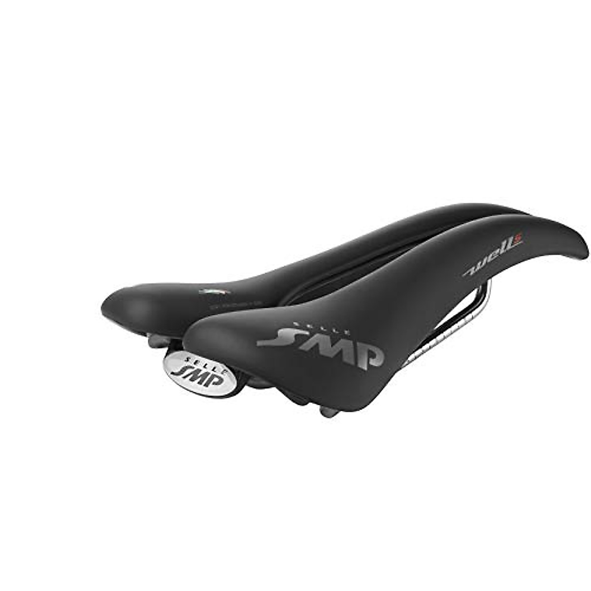 Selle SMP Well S Saddle - Matt Black, Long 274 mm - Wide 138 mm