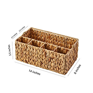 Berdeng Utensil Caddy, Silverware Caddy, Cutlery Holder, Utensil Holder for Party, Picnic Caddy for Plates and Utensils, Utensil Basket for Table,Napkin and Utensil Holder