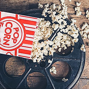 300 Pieces 1 oz Popcorn Paper Bags Small Pop Corner Bags Individual Servings for Popcorn Machine Party Disposable Pop Corn Storage Bag