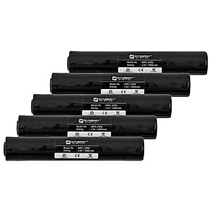 Synergy Digital Flashlight Battery, Compatible with Streamlite Stinger LED Flashlight, (Ni-CD, 3.6V, 1600 mAh), Combo-Pack Includes: 5 x SDFL-C852 Batteries