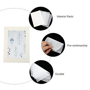 EXCEART 2 Sets of Dried Flower Storage Bags Self Sealing Bag Simple Plant Specimen Pouch Resealable Bags for Packaging Food Storage Containers for Beans Coffee Snack