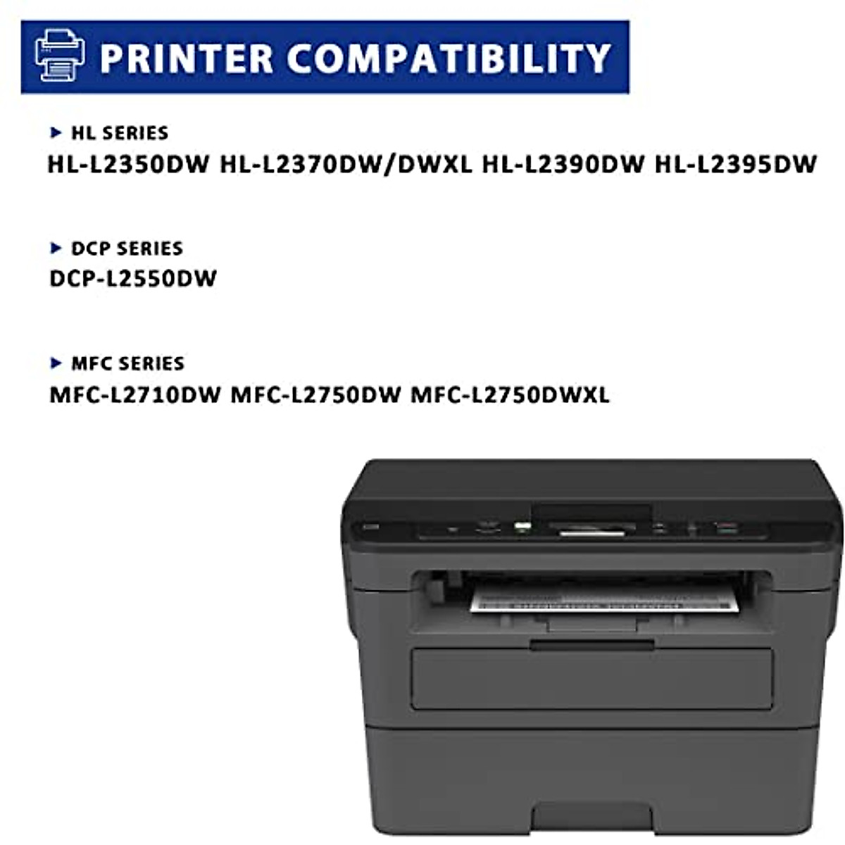 MANDBOY DR730 Drum Unit Replacement for Brother DR-730 Compatible DCP-L2550DW MFC-L2710DW MFC-L2750DW MFC-L2750DWXL HL-L2350DW HL-L2370DW/DWXL Printer BK 1 Pack(Toner Not Include)