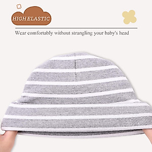 Cotton Baby Girl Hat Preemie Boys Beanie Newborn Hospital Hats Winter Infant Hats for Girls (6PACK-A, Preemie)