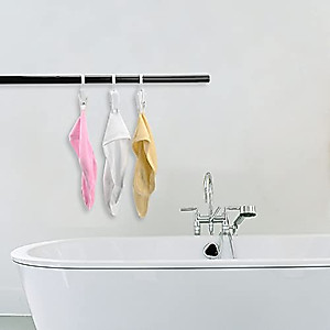 10pcs Rotating Laundry Hooks Plastic Clothes Pins Hanger Clips for Bathroom Kitchen Hanging Towels Dish Cloths