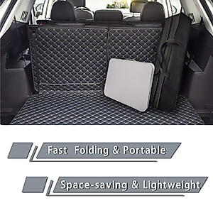 Camp Field Aluminum Folding Small Picnic Table, Adjustable Height Lightweight Portable Camping Table for Picnic Beach Outdoor Indoor (Medium)