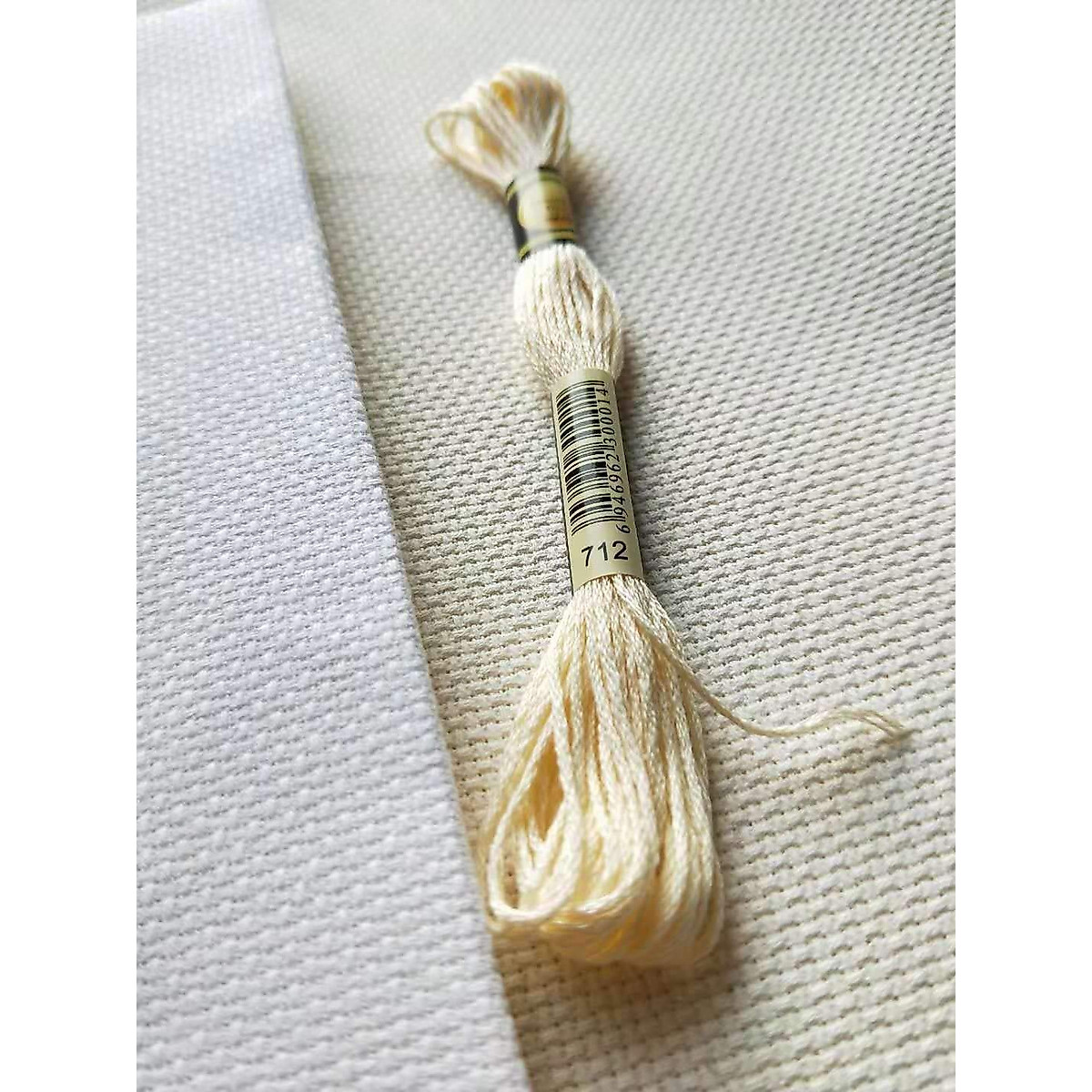 19" x 28" 14CT Counted Cotton Aida Cloth Cross Stitch Fabric (Natural)