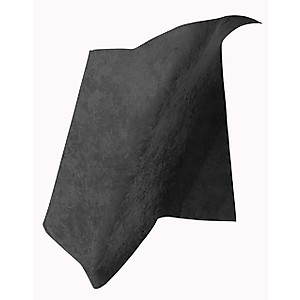 Genuine Alcantara Fabric Charcoal Black Panel (Backless) 9002 Made in Italy (12"x58")