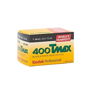 Kodak T-MAX 400 Speed 24 Exposure Professional Black & White 35mm Film