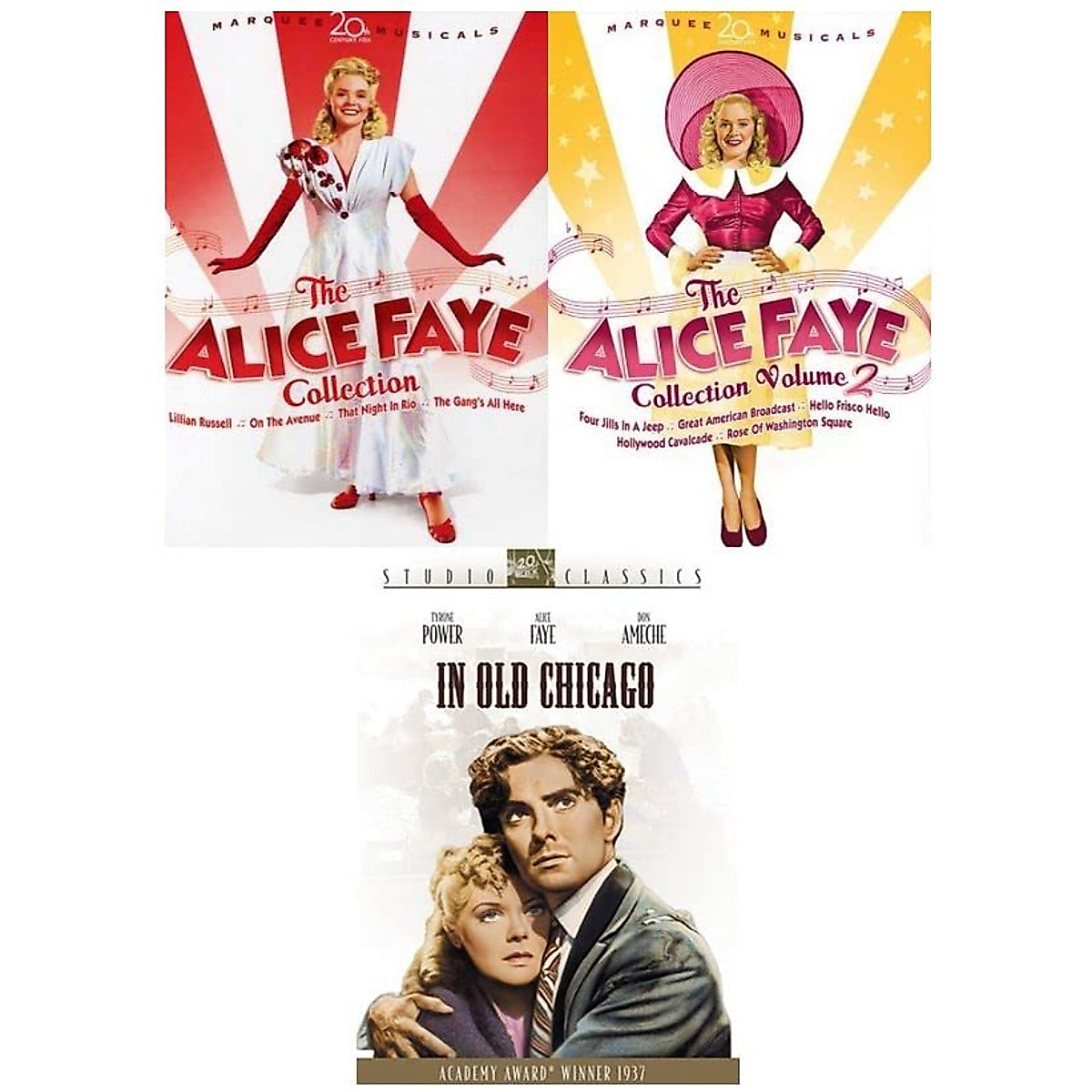 Ultimate Alice Faye 10-Movie Collection: In Old Chicago / On the Avenue / That Night in Rio / Rose of Washington Square / Hollywood Cavalcade / The Great American Broadcast / Hello Frisco Hello / Four Jills in a Jeep / The Gang's All Here / Lillian Russel