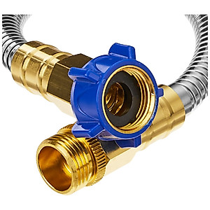 Tardigrade Metal Garden Hose 1 FT, Heavy Duty 304 Short Stainless Steel Water Hoses, Unmatched Durability, Flexible, Lightweight, Outdoor