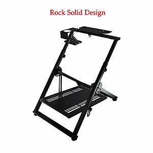 P PBAUTOS G920 Racing Steering Wheel Stand with Cup Holder for Logitech G27/G25/G29/G920 Gaming Racing Simulator Wheel Stand, Without Wheel, Shifter and Pedals