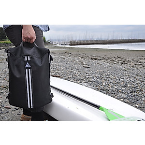 Seattle Sports Vinyl Coated Mesh Deck Bag for SUPs and Kayaks, Black