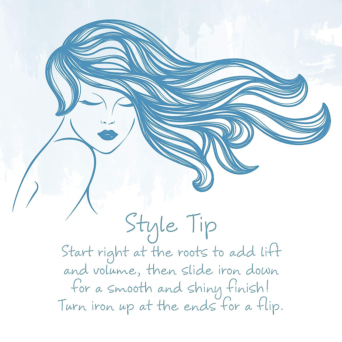 OhSoKind For Fine Hair Flat Iron; 1-inch Almond & Aloe Vera Flat Iron