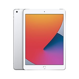 2020 Apple iPad (10.2-inch, WiFi + Cellular, 32GB) - Silver (Renewed Premium)