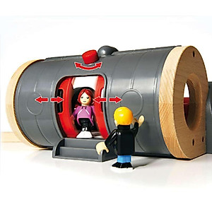 Brio - 33513 Metro Railway Set | Dynamic 20 Piece Wooden Train Set with Interactive Accessories | Perfect for Kids Ages 3 and Up | Fosters Creativity and Motor Skills