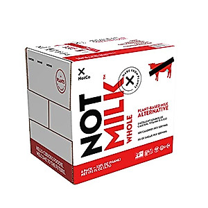 NotMilk Whole Plant-Based Milk, Shelf-Stable, Lactose-free, Vegan, Non-GMO 32 FL Oz, 6-PACK