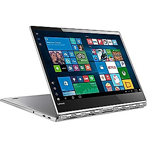 Lenovo Yoga 920 2-in-1 13.9" FHD Touchscreen Laptop, Intel Core i7-8550U, 8GB DDR4, 256GB SSD PCIe, Webcam, Bluetooth, Fingerprint Reader, Thunderbolt, Backlit Keyboard, Active Pen, Windows 10
