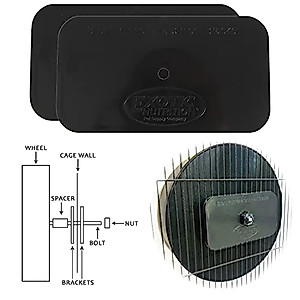 Cage Attachment for Silent Runner Exercise Wheels (Large)