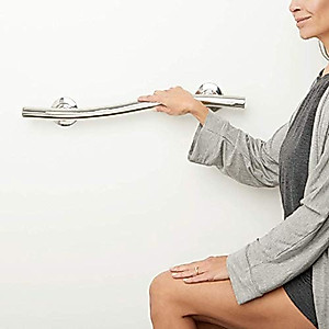 Seachrome 24 inch Bathroom Wave Grab Bar Satin Finish