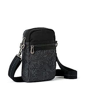 Sakroots womens On the Go Smartphone Mini Crossbody, Black Spirit Desert, One Size US