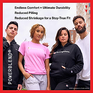 Champion Men's Crewneck, Powerblend Fleece Sweatshirt, Crewneck Sweatshirts(Reg. or Big & Tall)