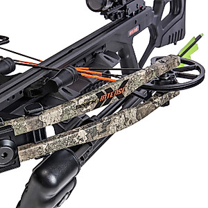 BearX Intense Ready to Shoot Crossbow Package with Scope, Quiver, Bolts, Cocking Rope, and Wax, Strata Finish, One Size (AC03A2AA185)