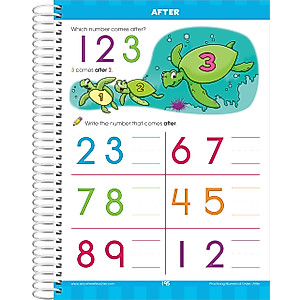 School Zone - Big Kindergarten Workbook - 320 Spiral Pages, Ages 5 to 6, Early Reading and Writing, Numbers 0-20, Basic Math, Matching, Story Order, and More (Big Spiral Bound Workbooks)