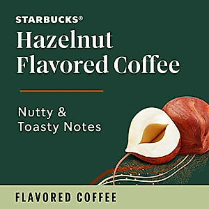 Starbucks Flavored K-Cup Coffee Pods — Hazelnut for Keurig Brewers — 1 box (10 pods)