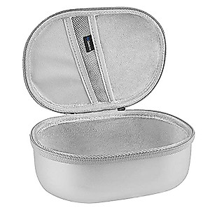 Geekria PRO Headphones Case Compatible with JBL Tour ONE, E65BTNC, Live 650 BTNC, Tune 750NC, Live 500BT Case, Replacement Hard Shell Travel Carrying Bag with Cable Storage (Silver)