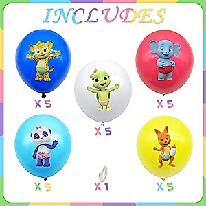 25 counts Word Party Balloons Party Decorations Birthday Party Supplies for Children