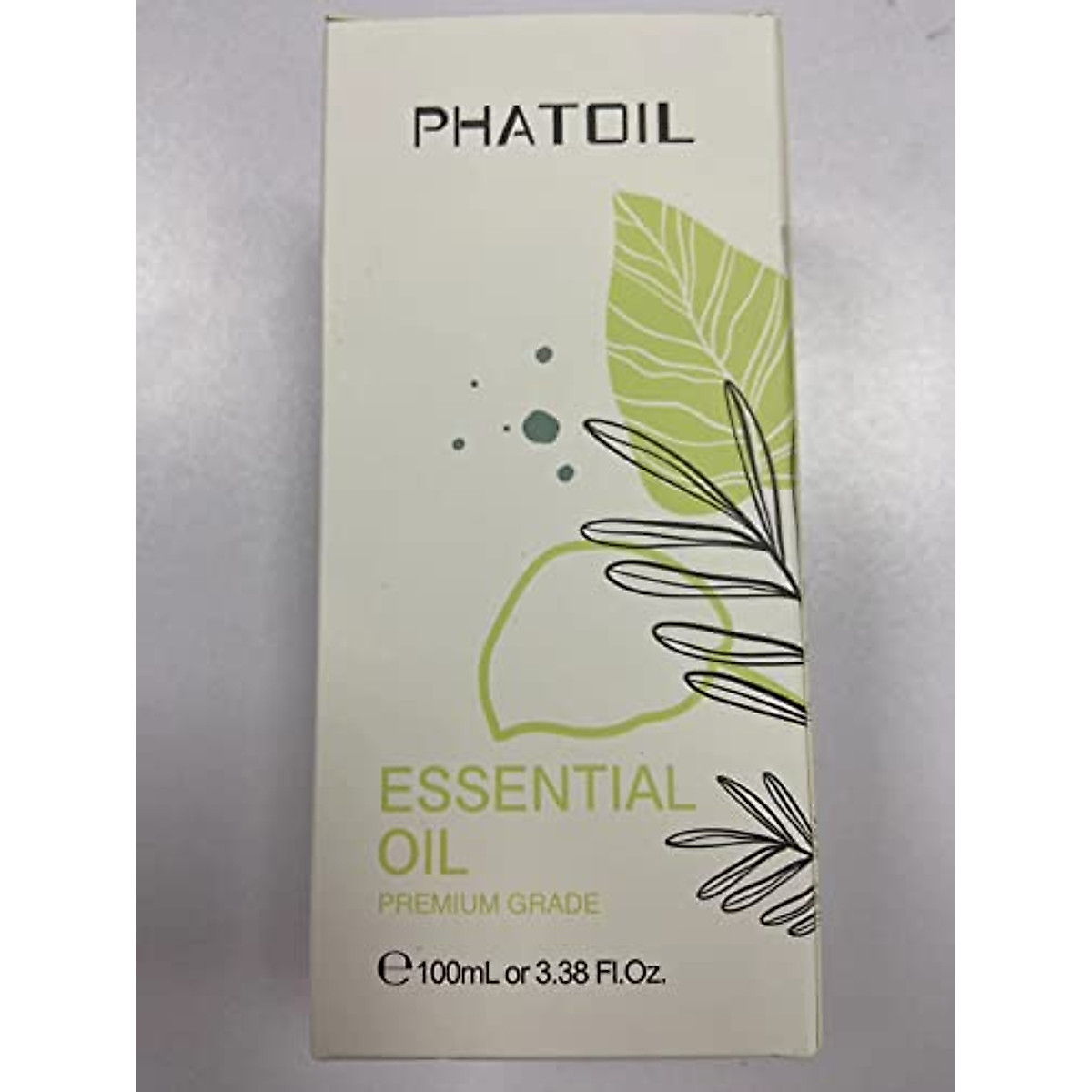 Oregano 3.38fl.oz Essential Oil, PHATOIL Pure Aromatherapy Oils for Diffuser, Humidifier, Relax, for Skin Care, Massage, Hair Growth, Soap, Candle, Bath Bombs Making(100ml)