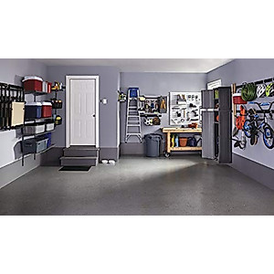 Rubbermaid FastTrack Horizontal Bike Rack, Garage Organization Wall Hanger, Bike Hanger, Wall Mount and Heavy Duty Bike Rack