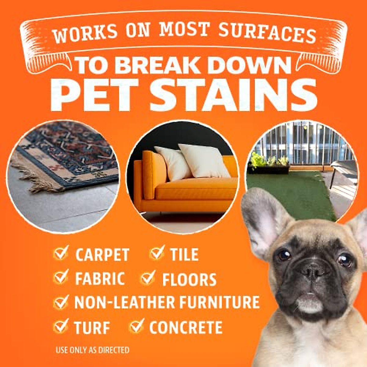 ANGRY ORANGE Pet Stain and Odor Remover - 2 Spray Pack - 32 oz Dog, Ferret, Rabbit & Cat Urine Enzyme Cleaner - 8 oz Strong Pet Odor Eliminator Concentrate - for Pee on Carpet, Furniture, Tile, Wood