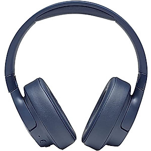 JBL Tune 750BTNC - On-Ear Wireless Bluetooth Headphones with Noise Cancellation, Includes LED Flashlight Key Chain Bonus (Blue)
