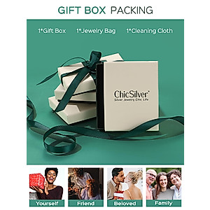 ChicSilver Womens Heart Bracelet 925 Sterling Silver Simple Letter C Alphabet Heart Charm Bracelet Dainty Heart Initial Bracelet