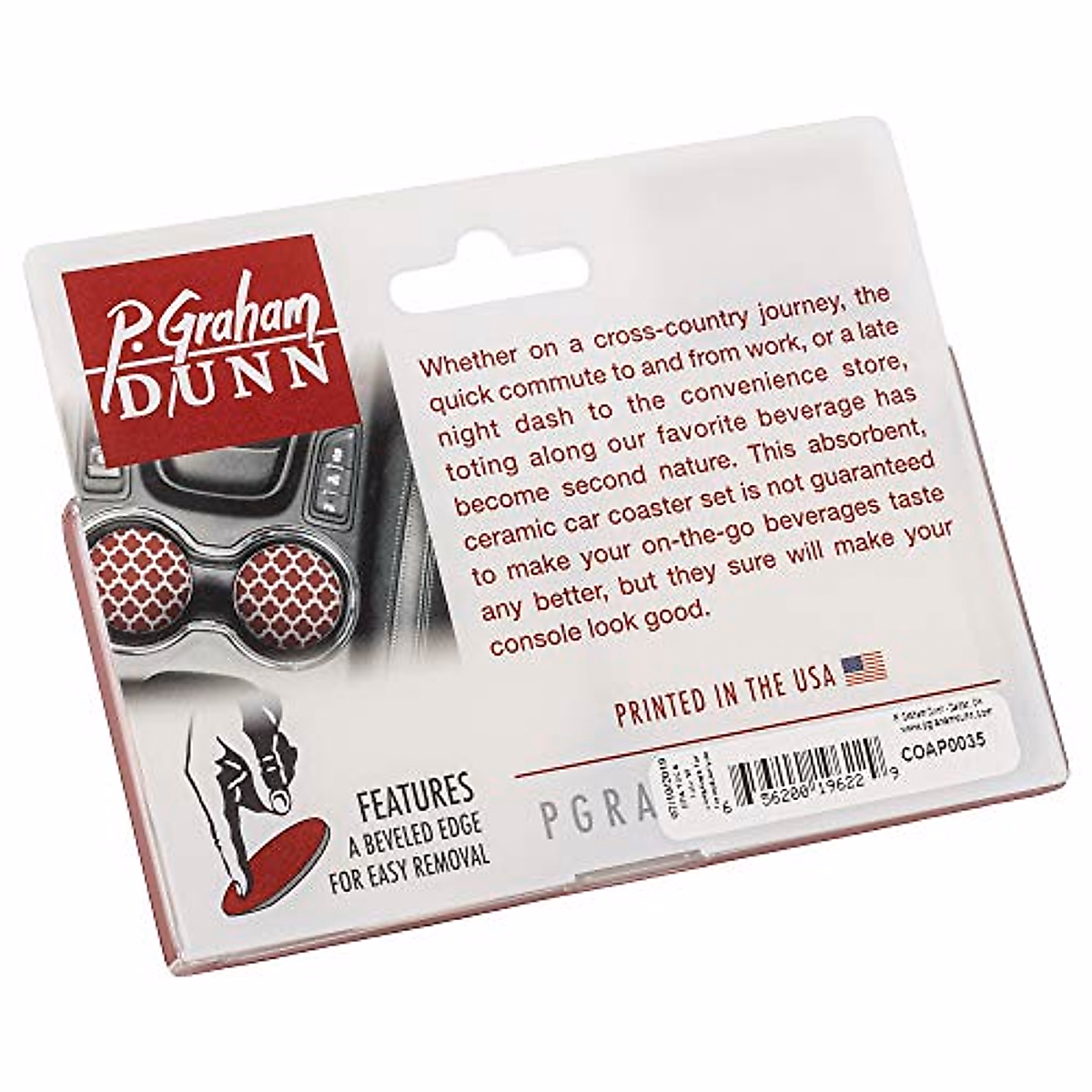 Cat Crazy, You Can't Only Have One 2.75 x 2.75 Absorbent Ceramic Car Coasters Pack of 2