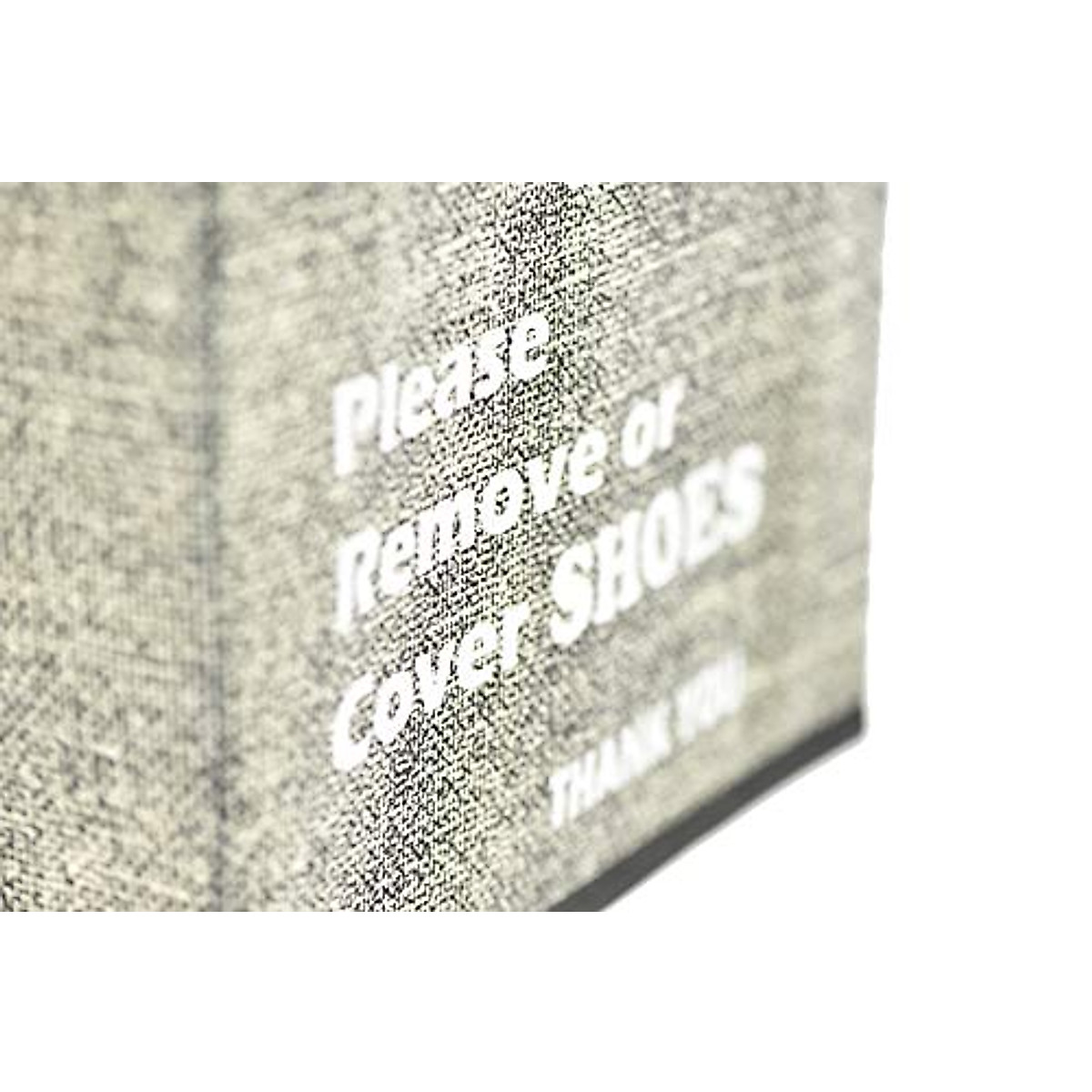 G & F Products Shoe Covers Box, Foldable Collapsible Shoe Covers Holder Bootie Box holds up to 100 Disposable Shoe for Realtors and Open House also works as Foldable Collapsible storage bin 9"x9"x9"