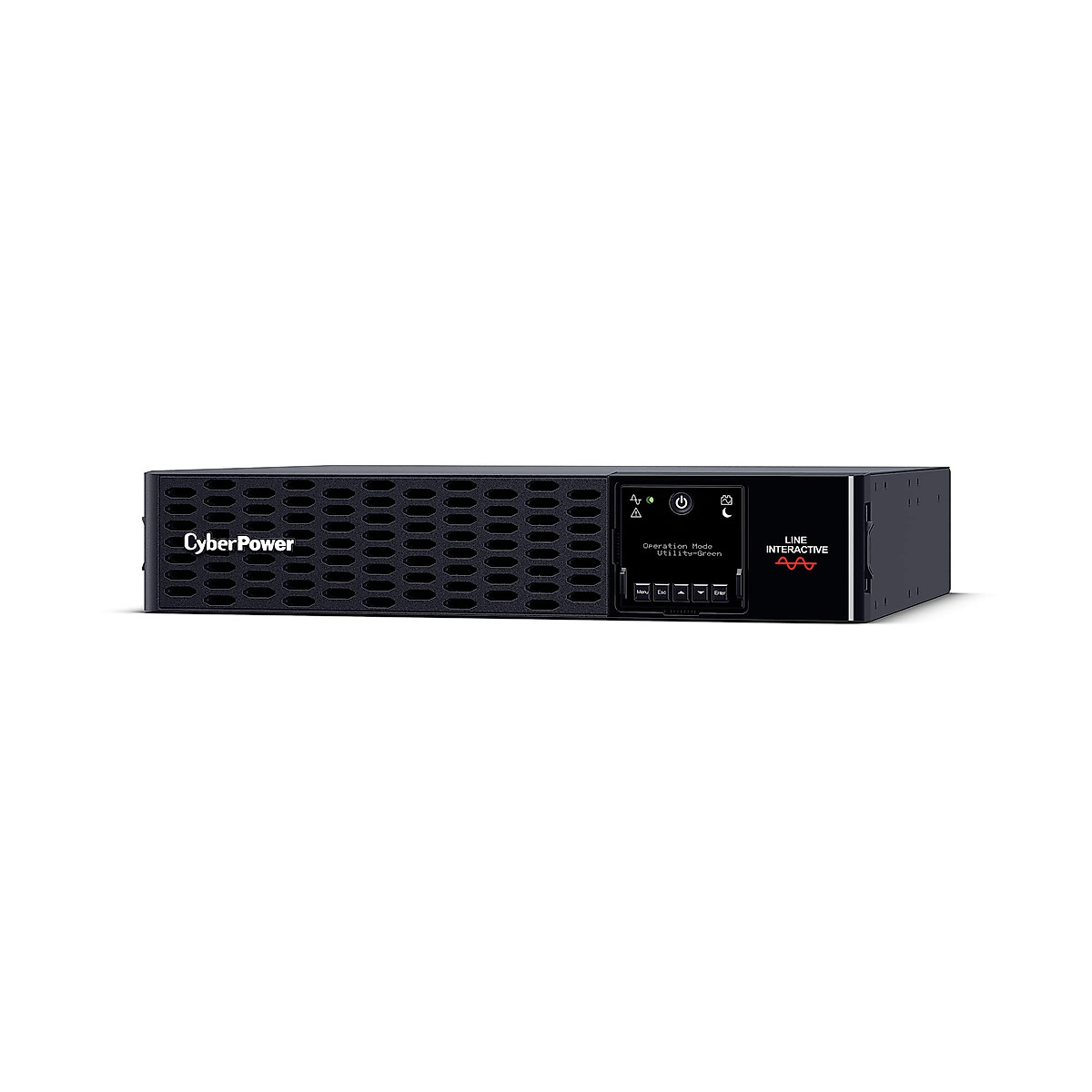 CyberPower PR3000RT2UN Smart App Sinewave UPS System, 3000VA/3000W, 9 Outlets, 2U Rack/Tower, AVR, Pre-Installed RMCARD205