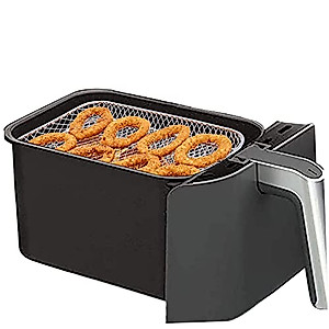 Air fryer liner Inner Basket Toast Three- Kitchen Oven Dehydrator Non-stick Dehydration Round Multi- Grill Fryer Steaming Tool Convenient Cooling Grilling Racks for Cooker Outdoor Stockpot Acce (Colo