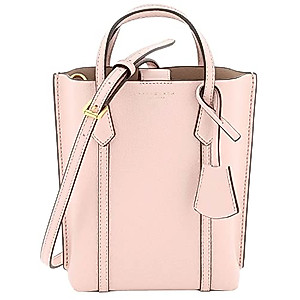 Tory Burch Women's Perry Mini N/S Tote, Shell Pink, One Size