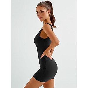 AUTOMET Jumpsuits for Women Casual Sexy Bodysuit Workout Athletic Rompers Sleeveless One Piece Summer Outfits Shorts Gym Trendy Maternity Clothes