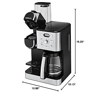 Cuisinart SS-16 Coffee Center Combo in Stainless Steel Coffee Bar Coffee Grinder (White) Bundle