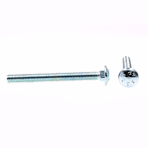 Prime-Line 9063799 Carriage Bolts, 3/8 In.-16 X 4 In., A307 Grade A Zinc Plated Steel (25 Pack)
