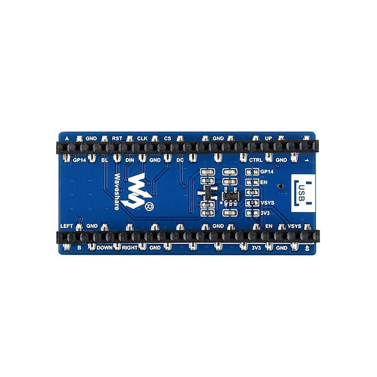 Coolwell Waveshare 1.14inch LCD Display Module for Raspberry Pi Pico, Embedded ST7789 Driver, 65K RGB Colors, 240×135 Pixels, Using SPI Bus