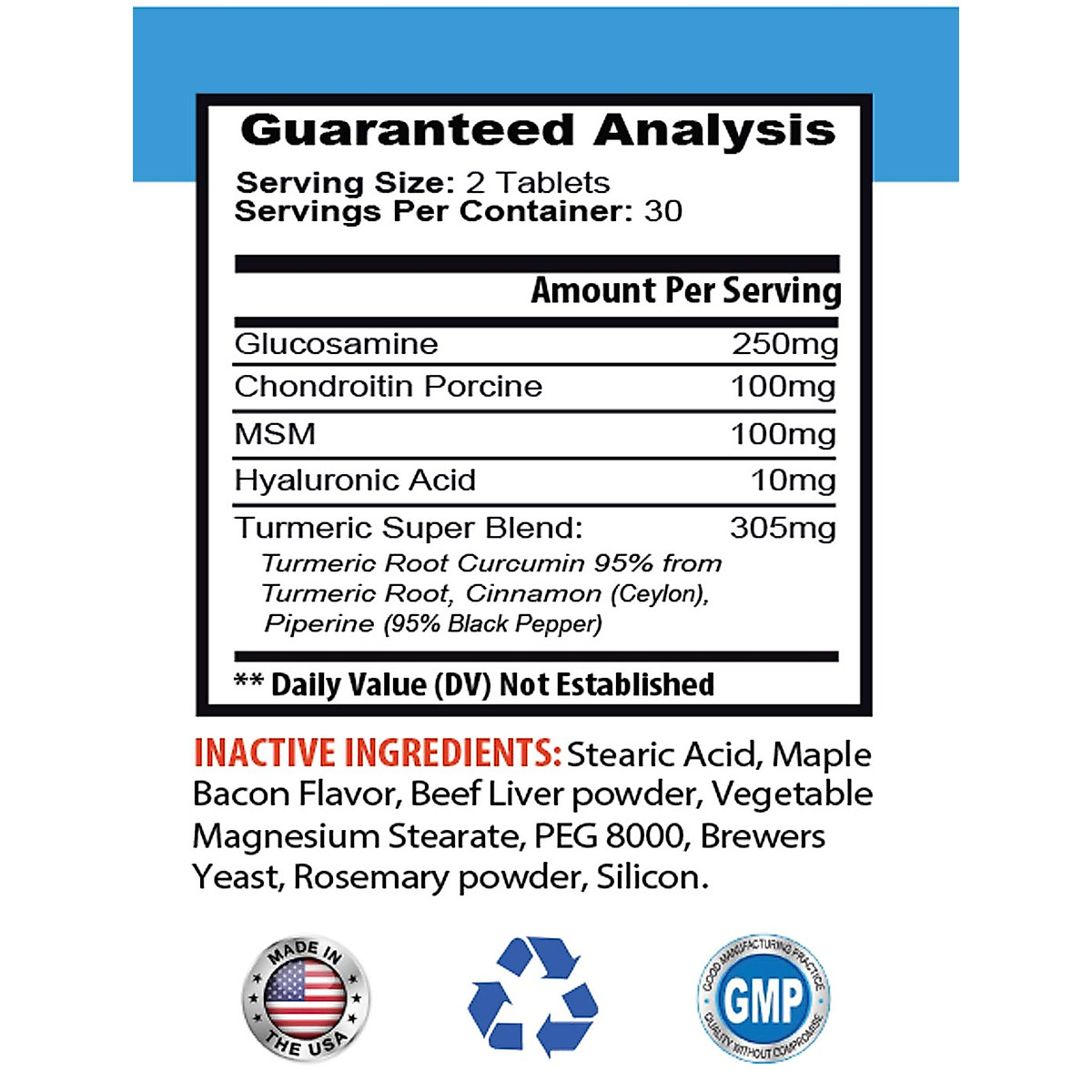 Dog Joint Supplement with tumeric - Pets Turmeric Joint Health Complex - with MSM - Dogs and Cats - Hip AID - Dog Turmeric Chews Organic - 2 Bottles (120 Tablets)