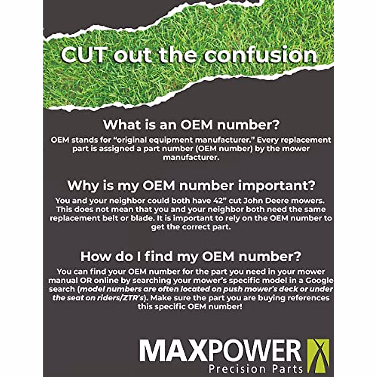 MaxPower 331376XB Commercial Mulching Mower Blade Replaces OEM no. 108-9764-03,131-4547-03, black