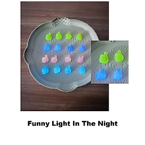 LBKKC 24 pcs Self Adhesive Thumb Hooks, Silicone Wall Decoration Hook with Night Light, Multifunctional Key Hook Home Office Thumbs Up Cord Holder for Desk, Data Cable Clip Wire Desk Organizer